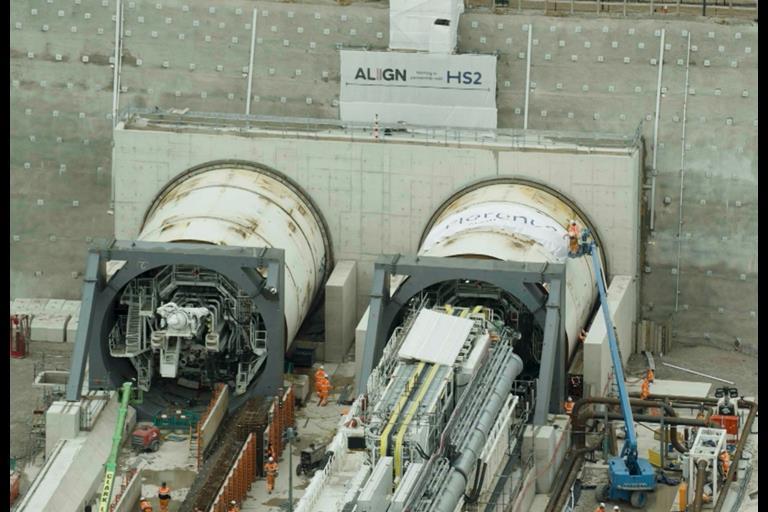 HS2 launches first giant tunnelling machine to dig under Chiltern Hills ...